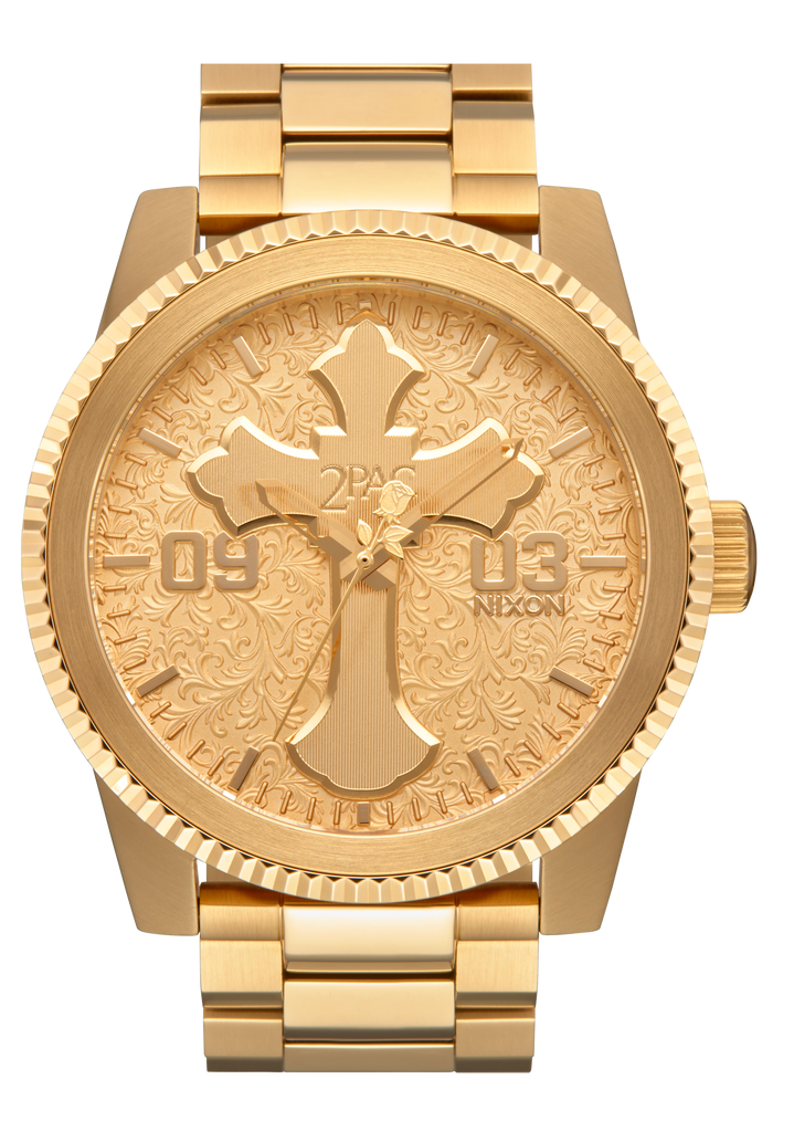 Corporal 2PAC Collab Uhr | Gold / Gold | Tupac Armbanduhr – Nixon EU